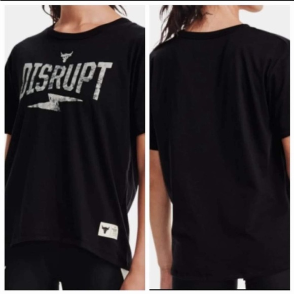 Under Armour | Tops | Wmns Medium Project Rock Disrupt Tshirt | Poshmark